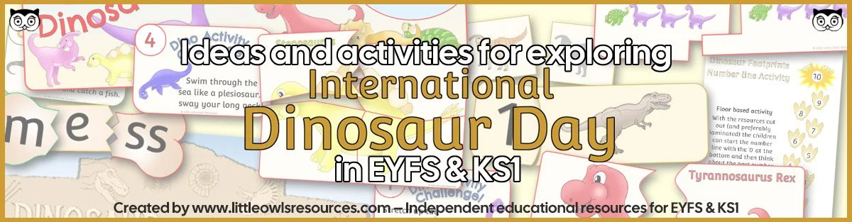 International Dinosaur Day | EYFS & KS1 Activity Ideas — Little Owls ...