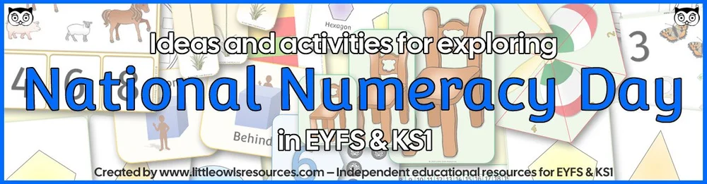 National Numeracy Day | EYFS & KS1 Activity Ideas — Little Owls ...