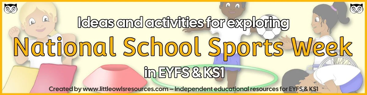 National School Sports Week (UK) | EYFS & KS1 Activity Ideas — Little ...