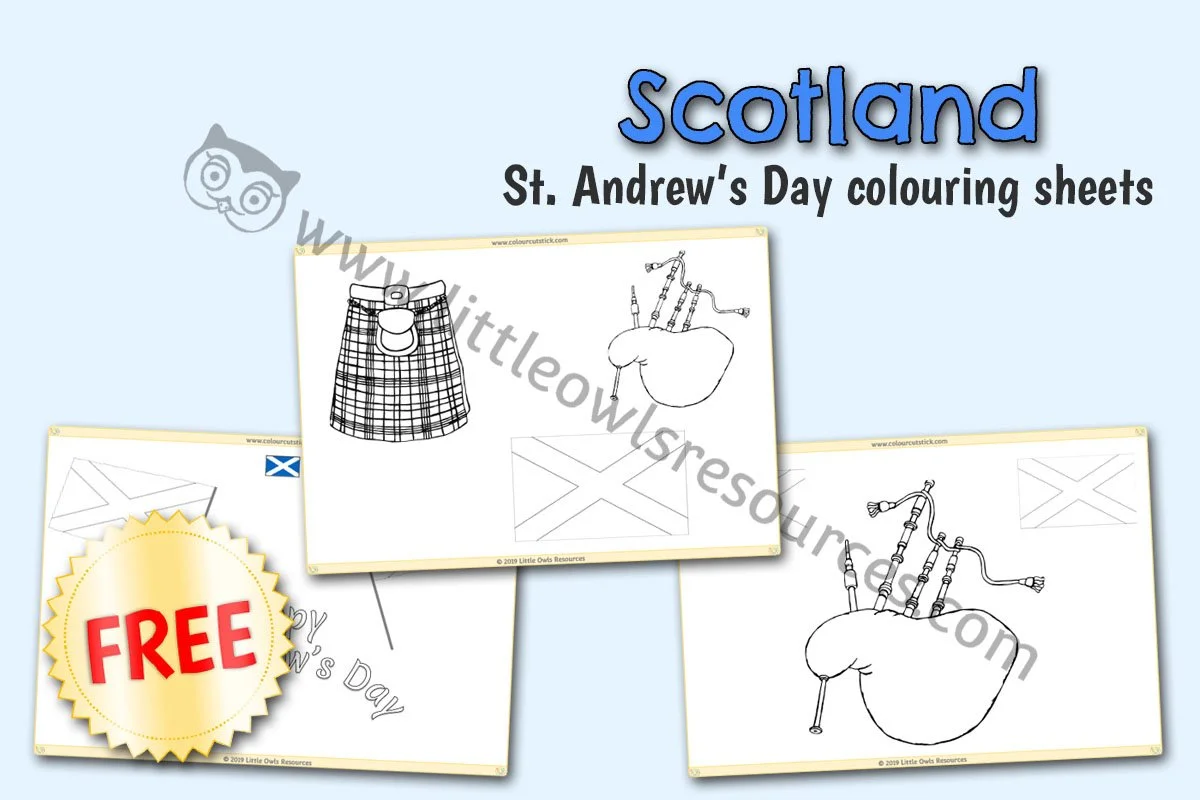 FREE and PREMIUM 'St. Andrew's Day' Early Years (EYFS) Editable ...