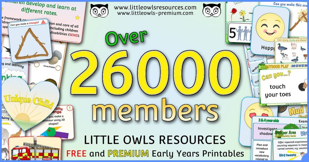 Little Owls Resources - Free and Premium Early Years Printables