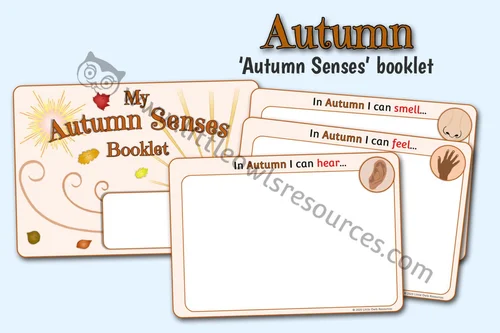'My Autumn Senses' Booklet | EYFS & KS1 Printable Activity — Little ...
