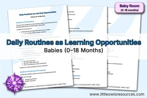 Daily Routines as Learning Opportunities | Babies (birth-18 months ...