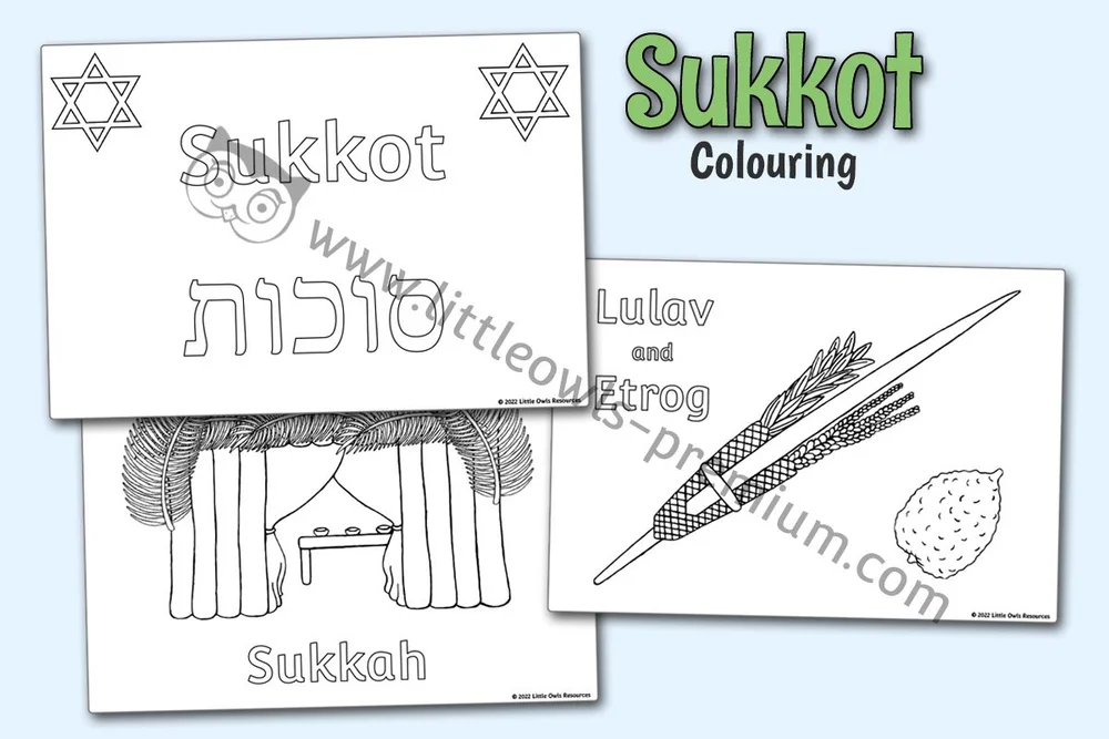 FREE and PREMIUM Sukkot Early Years/EYFS/Preschool Editable printable ...