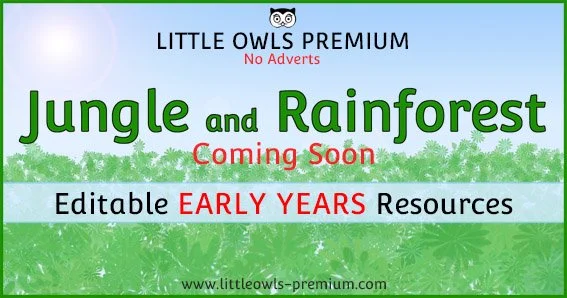 FREE and PREMIUM Habitats - Early Years (EYFS) Editable printable ...