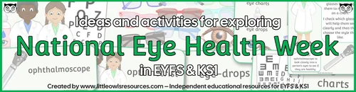 National Eye Health Week | EYFS & KS1 Activity Ideas — Little Owls ...