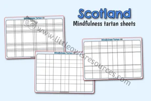 Mindfulness Tartan Kilt Colouring Sheets | Scotland EYFS & KS1 ...