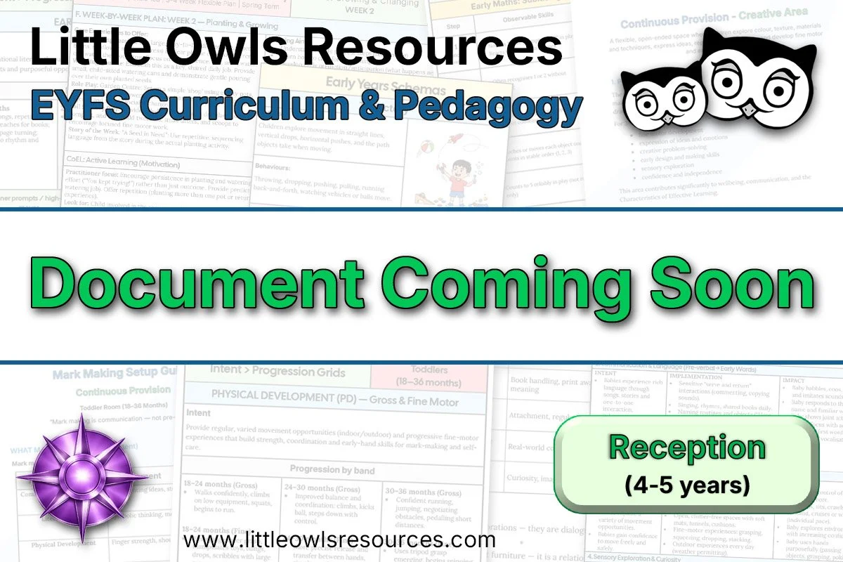 Reception Labelling Pack | 4-5 Years — Little Owls Resources - Free and ...