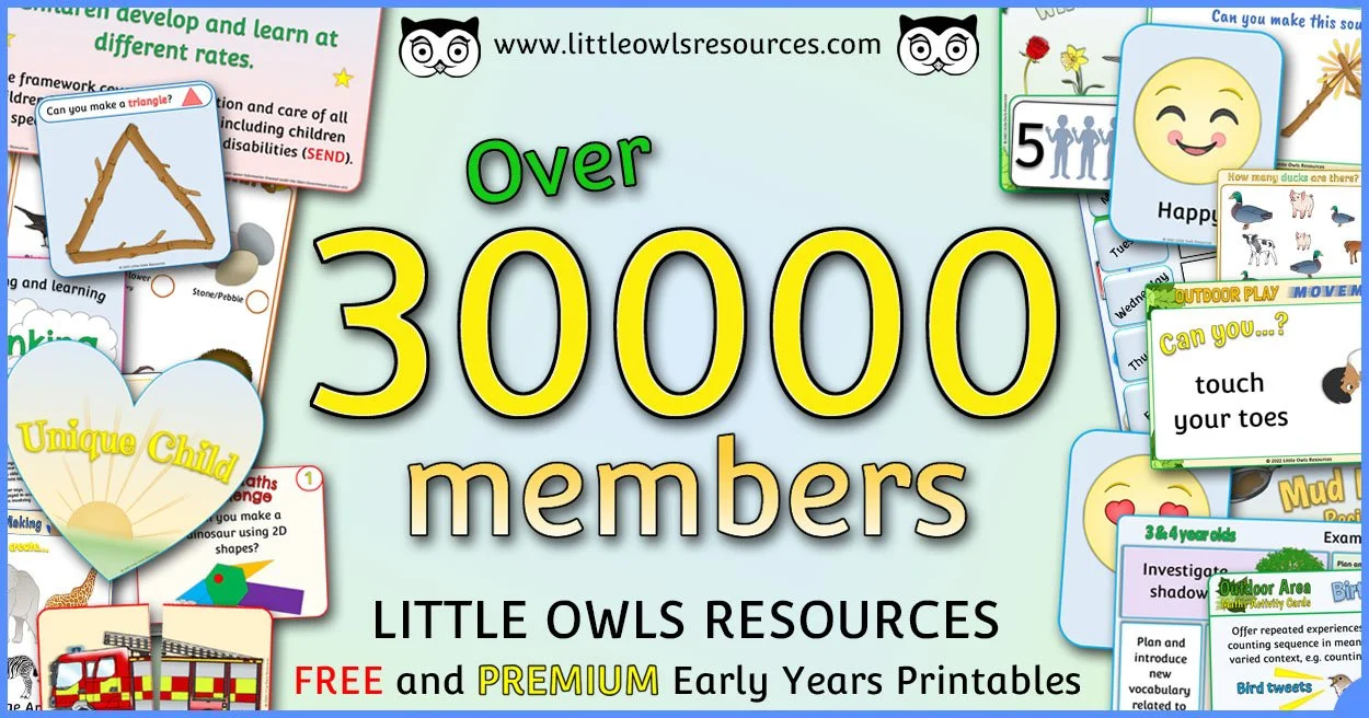 Little Owls Resources - Free and Premium Early Years Printables