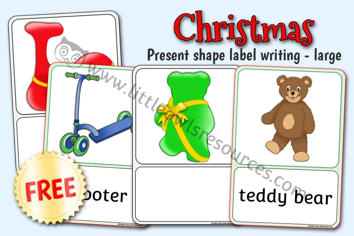 FREE Christmas: Guess the Gift & Label Write | EYFS & KS1 Activity ...