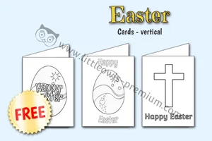 FREE Easter: Greeting Card Templates | EYFS & KS1 Printables — Little ...