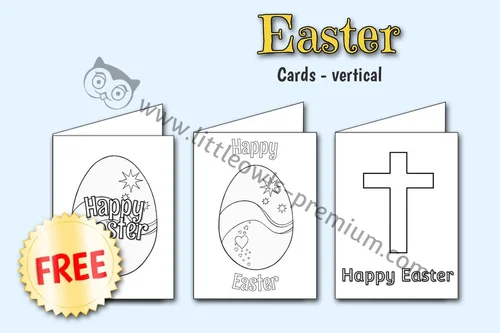 FREE Easter: Greeting Card Templates | EYFS & KS1 Printables — Little ...