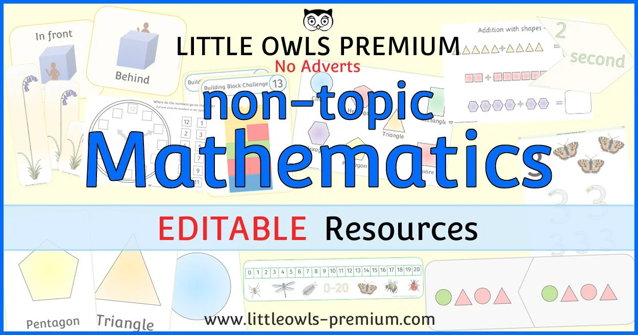 FREE and PREMIUM Printable Outdoor Maths Area Early Years/EYFS ...