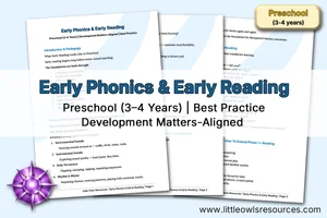 Early Phonics & Early Reading Pack | Preschool (3–4 Years) — Little ...