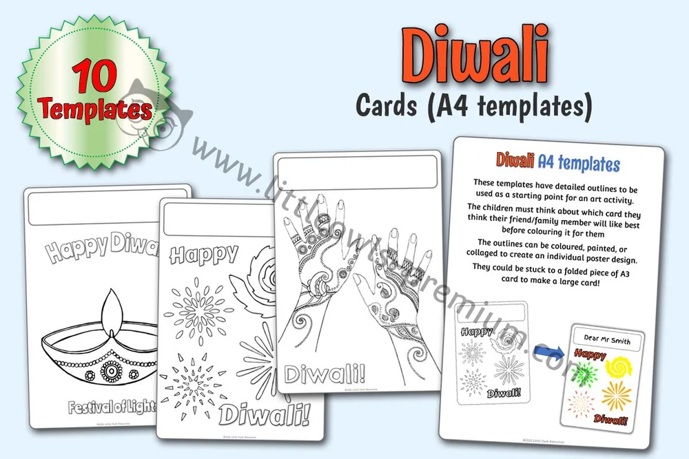 FREE and PREMIUM 'Diwali' Early Years (EYFS) Editable printable ...