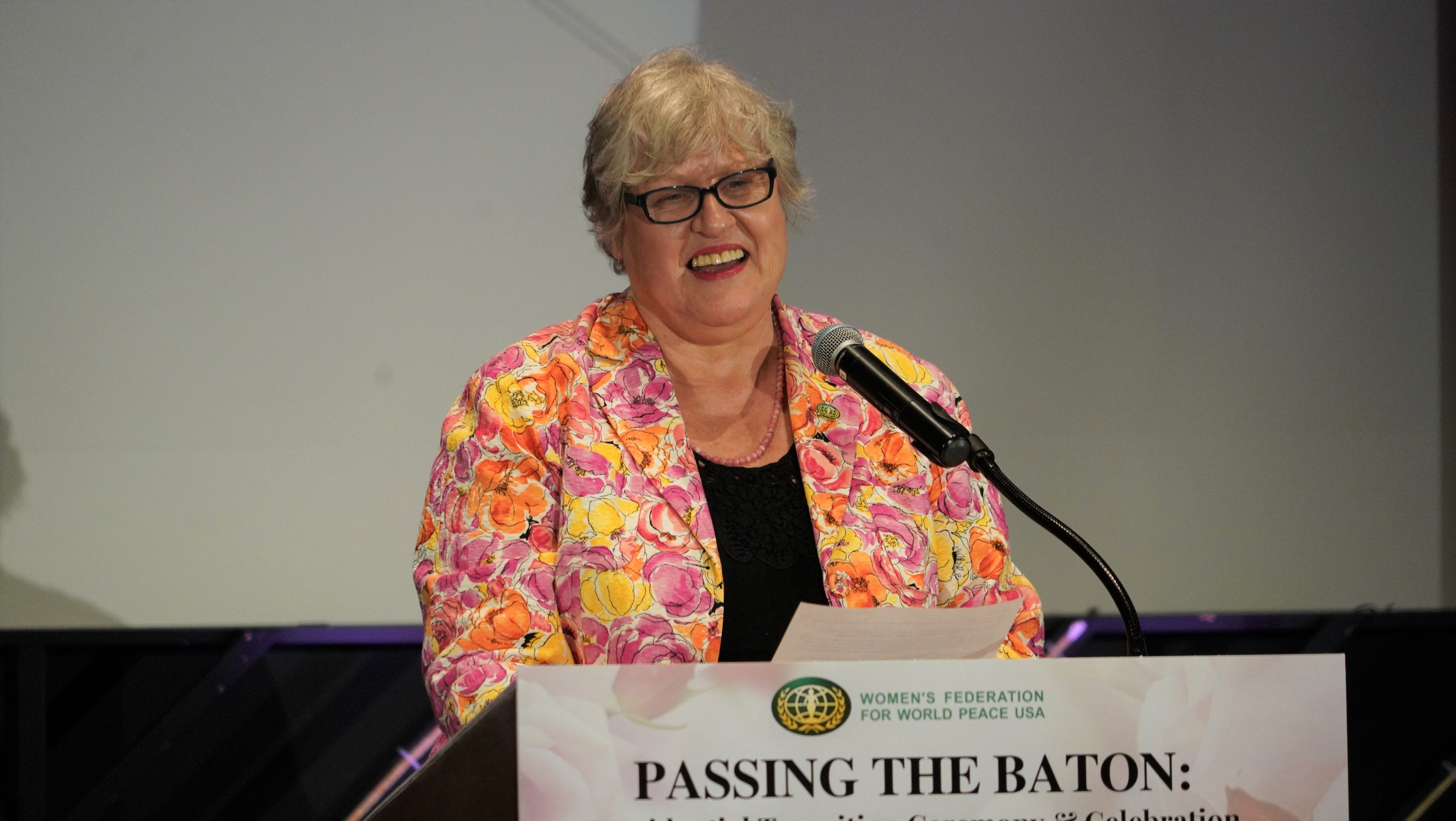 Passing the Baton: WFWP USA Presidential Transition Ceremony ...