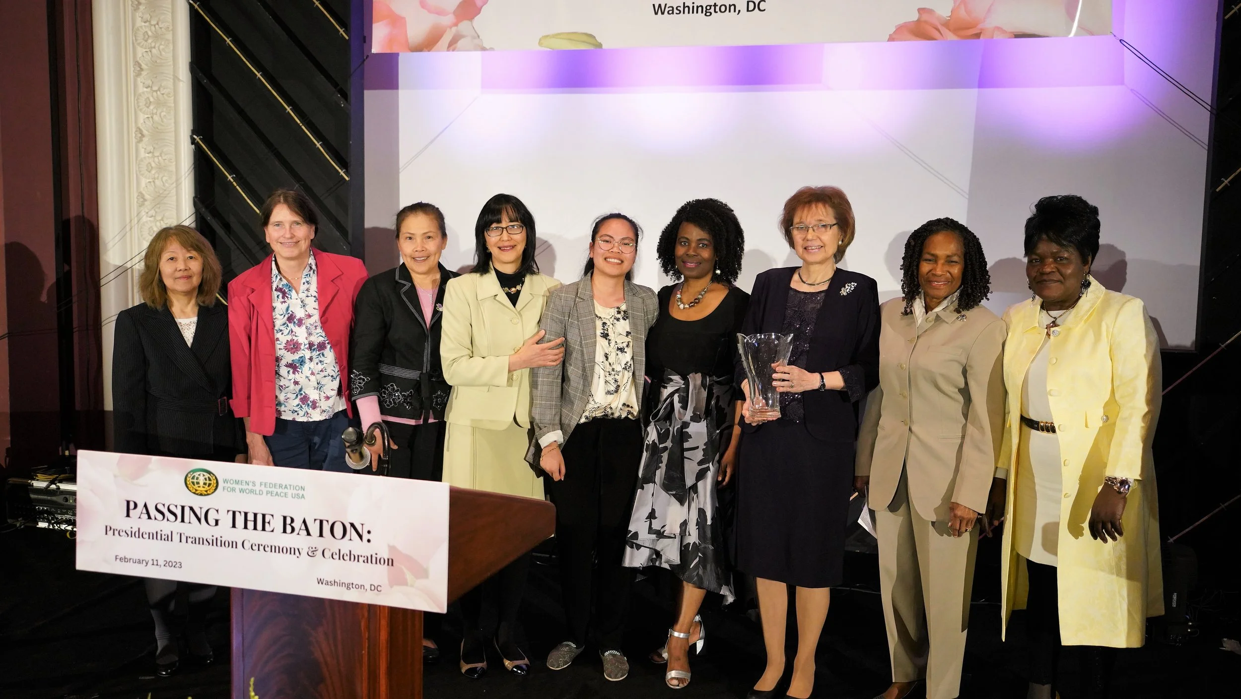 Passing the Baton: WFWP USA Presidential Transition Ceremony ...