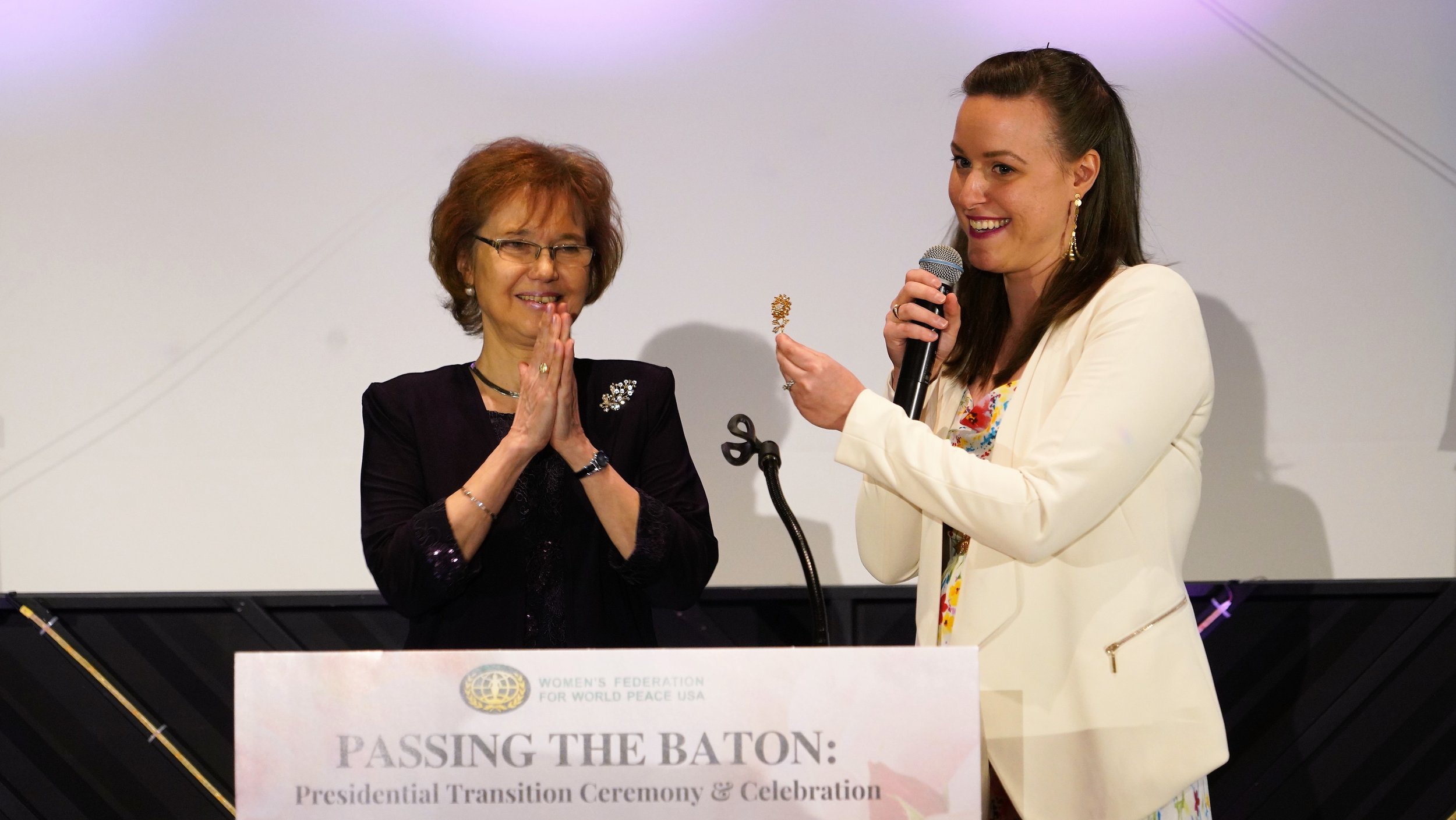 Passing the Baton: WFWP USA Presidential Transition Ceremony ...