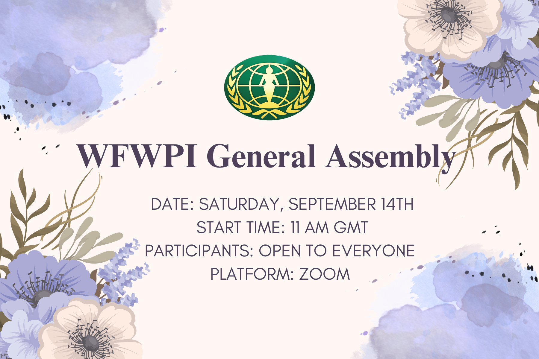 Upcoming Events — Women's Federation for World Peace USA