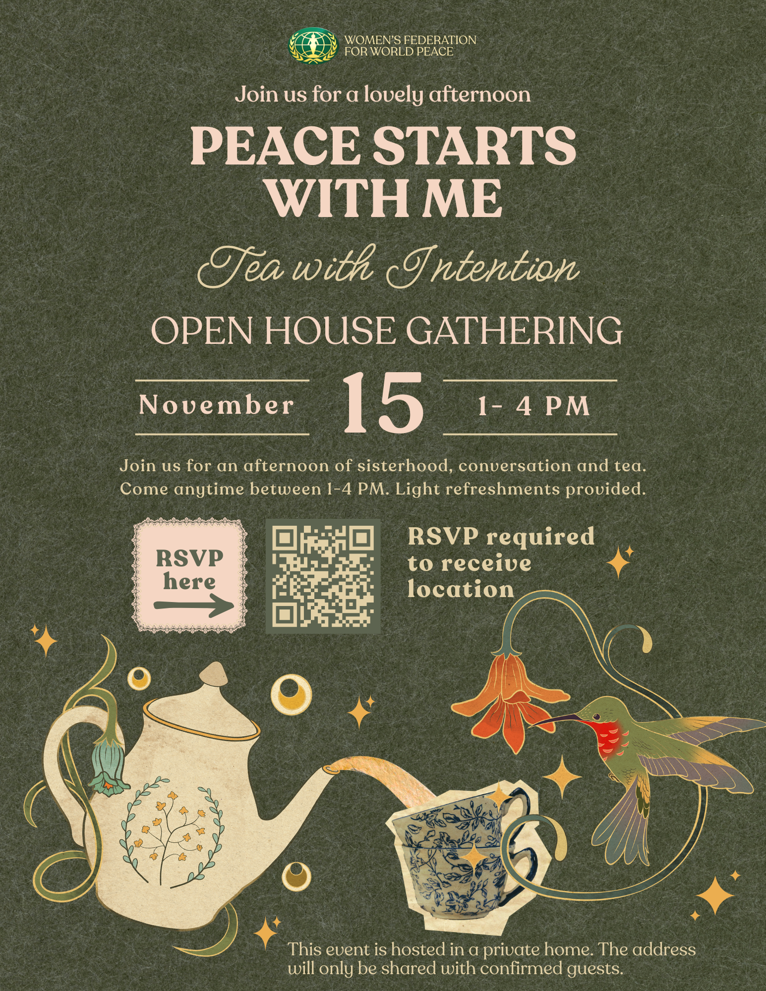 PSWM Tea With Intention — Women's Federation for World Peace USA