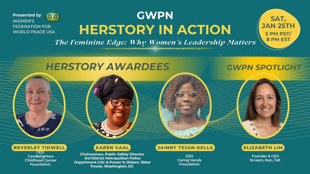 January: HerStory Award Event — Women's Federation for World Peace USA