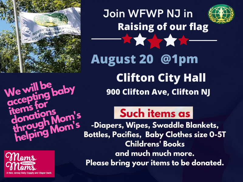 WFWP Flag Raising at Clifton, NJ City Hall — Women's Federation for ...