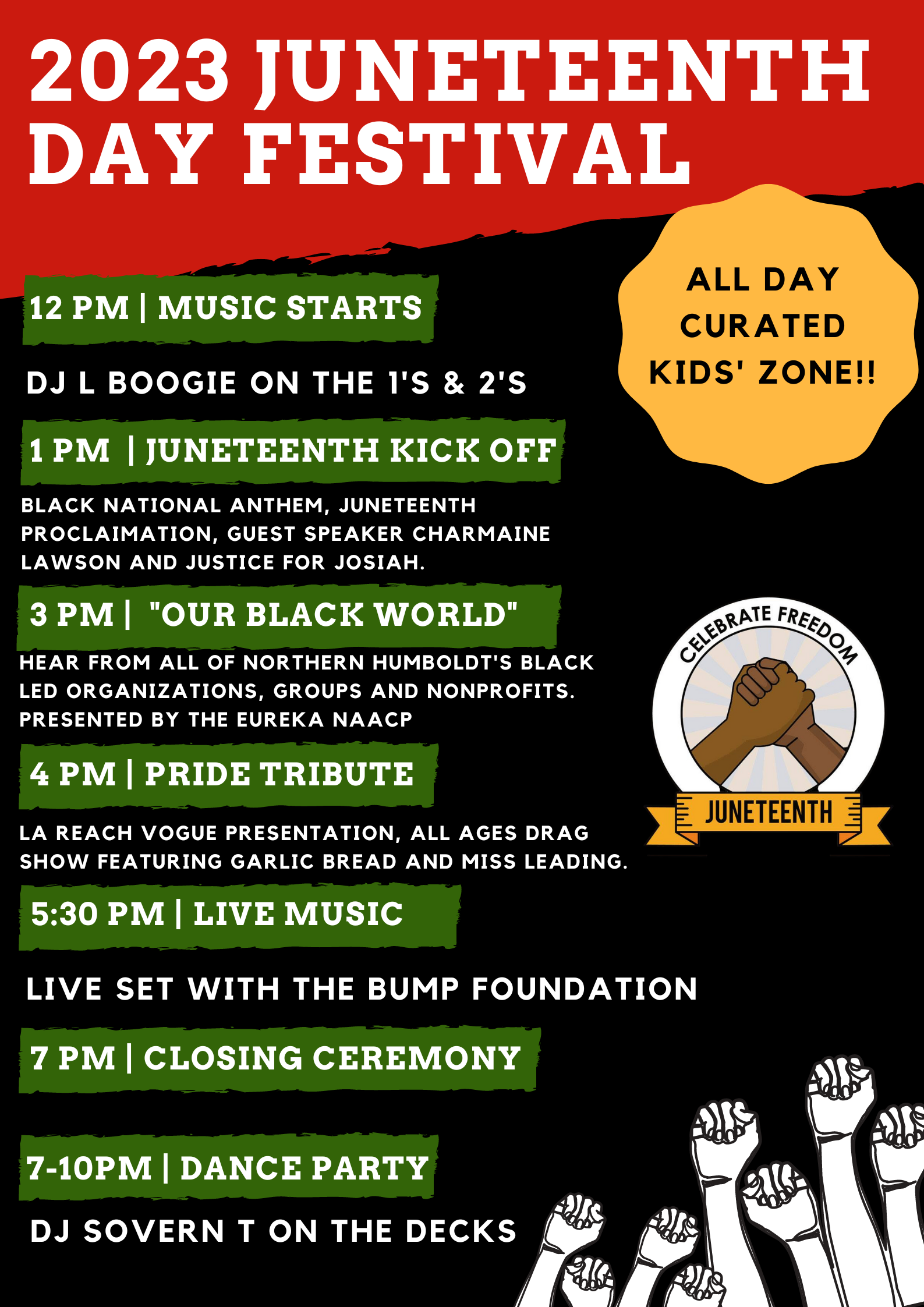 Juneteenth Celebration 2023 — Black Humboldt