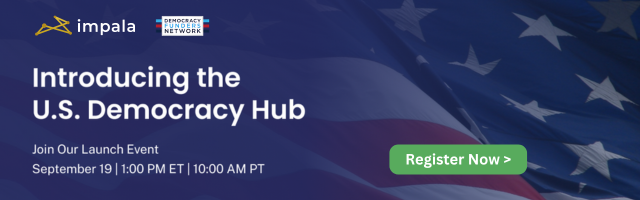 Unveiling the US Democracy Hub — Democracy Funders Network