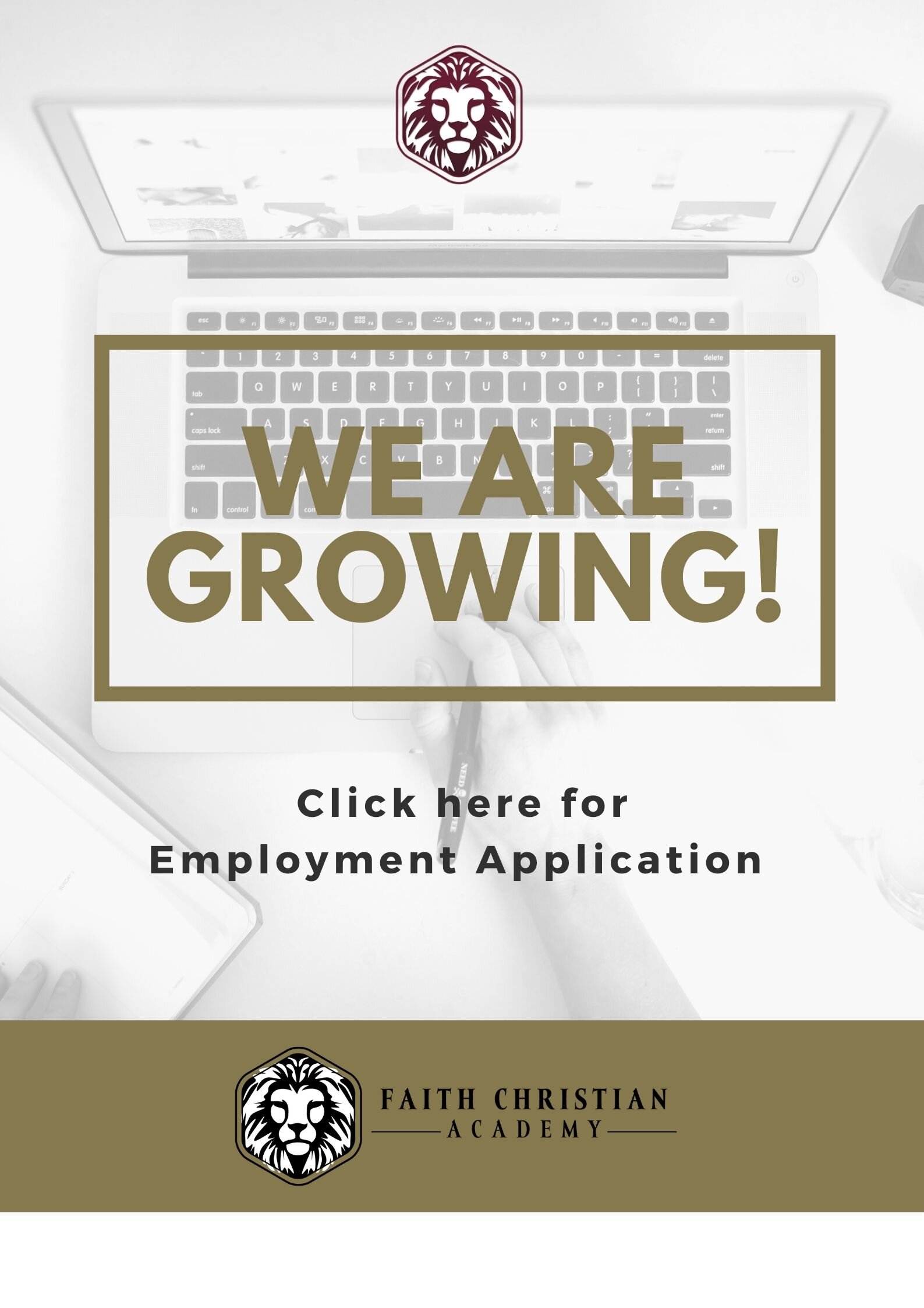 Employment — Faith Christian Academy