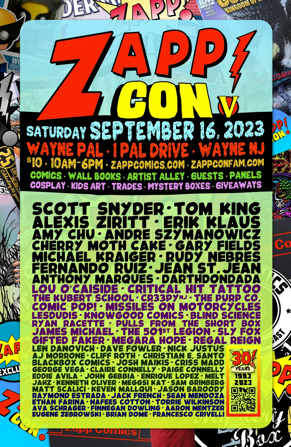 ANNOUNCEMENTS — ZAPP! CON