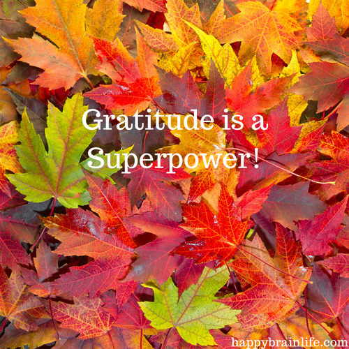 Gratitude is a Superpower! — Happy Brain Life