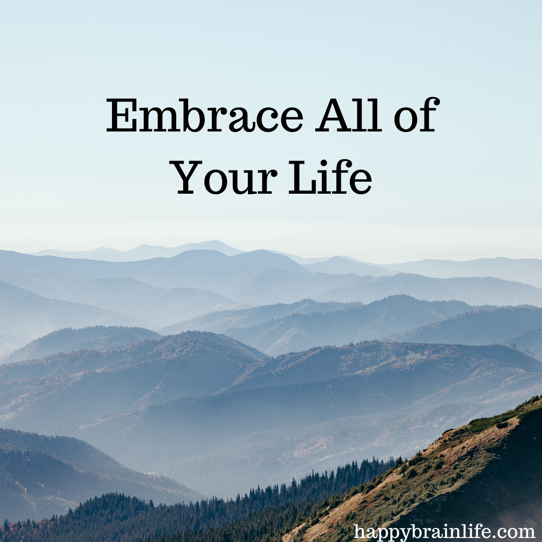 Embrace All of Your Life! — Happy Brain Life