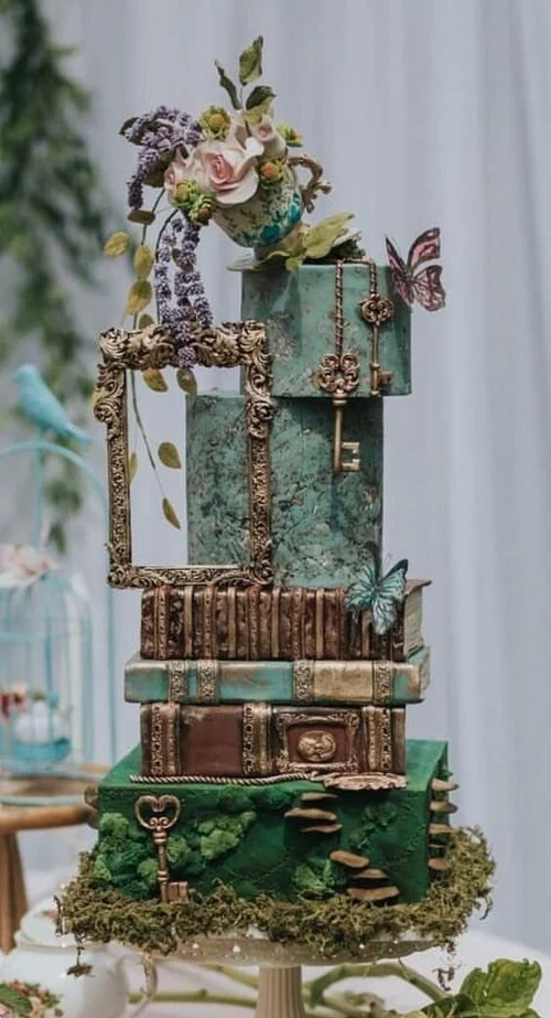 10 Wedding Cakes For Book Lovers — Cake Wrecks