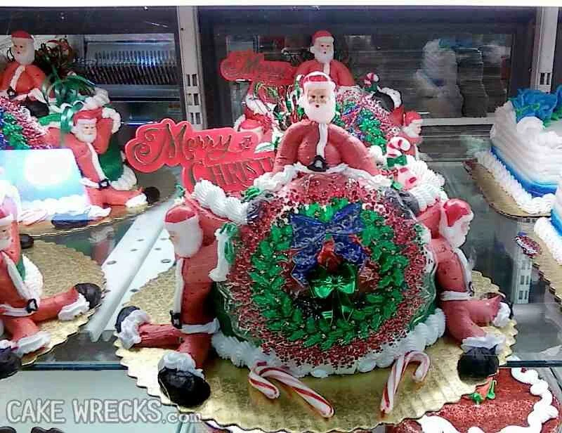These Santa Cakes Are Holiday Nightmare Fuel — Cake Wrecks