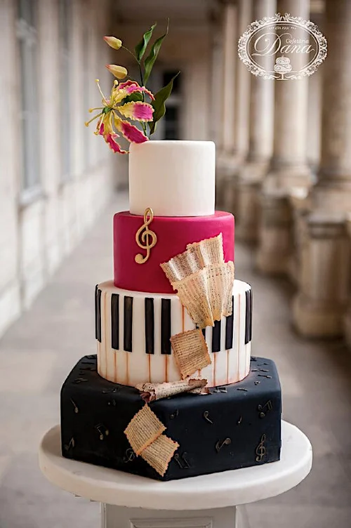 Sunday Sweets: Wedding Cakes For Music Lovers — Cake Wrecks