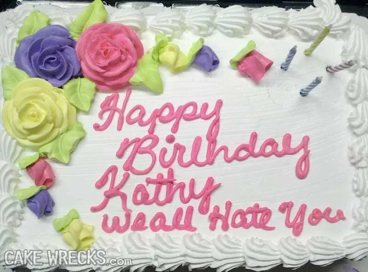 12 Mean-But-Funny Cakes — Cake Wrecks