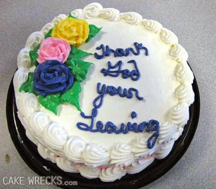 12 Mean-But-Funny Cakes — Cake Wrecks