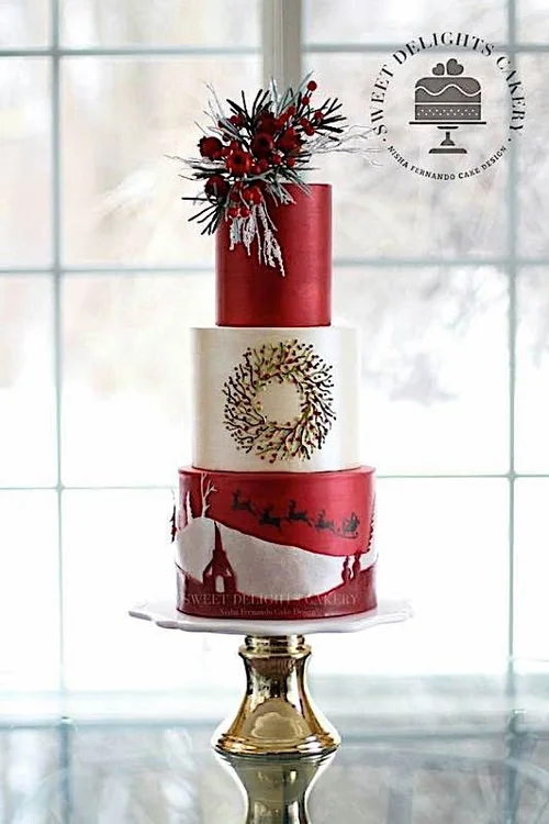 Sunday Sweets: Stare-Worthy Christmas Cakes — Cake Wrecks