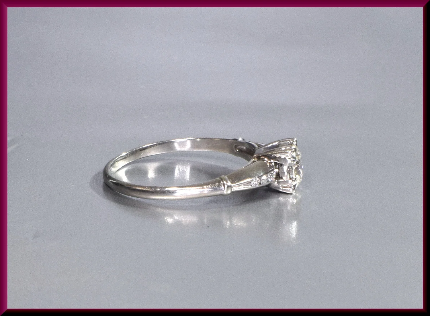 Simple Antique Engagement Rings