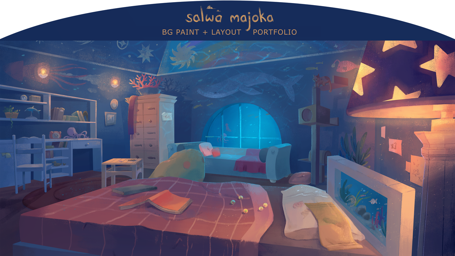 BG Paint + Layout Portfolio — Salwa Majoka: Illustration & Visual ...