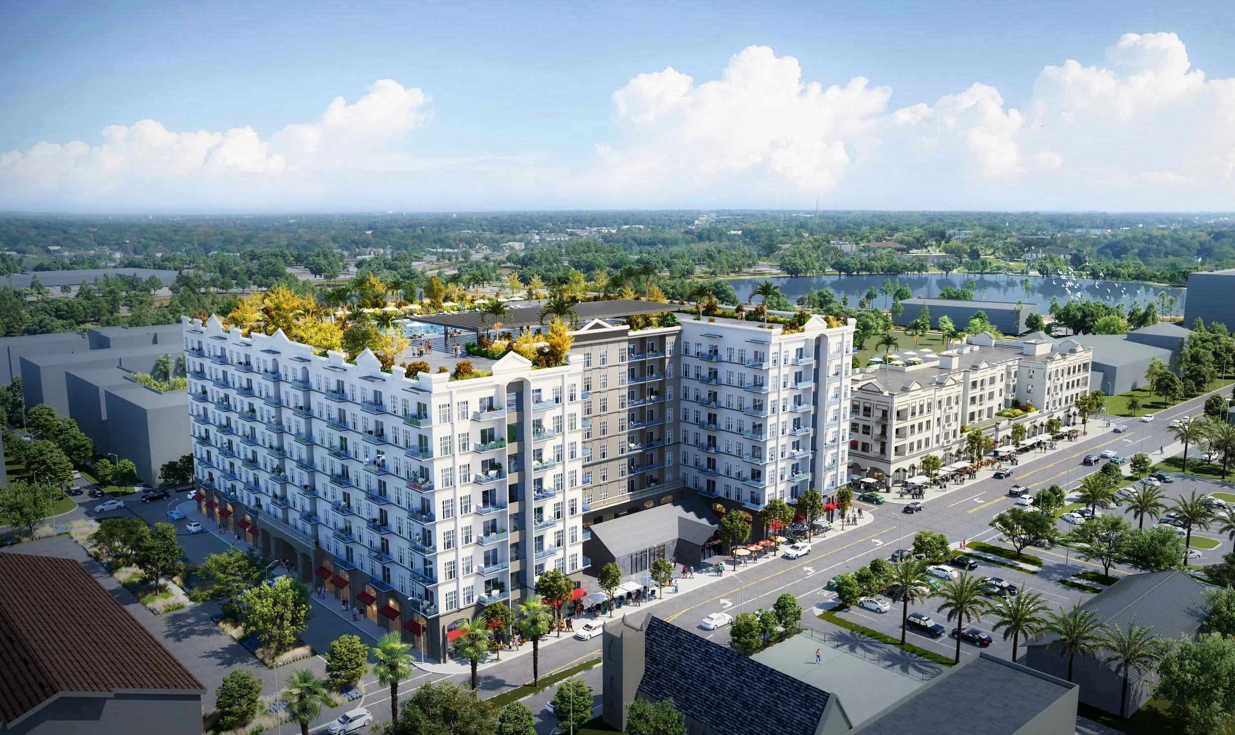 3D Aerial Rendering Services — Architectural Rendering, Animation ...