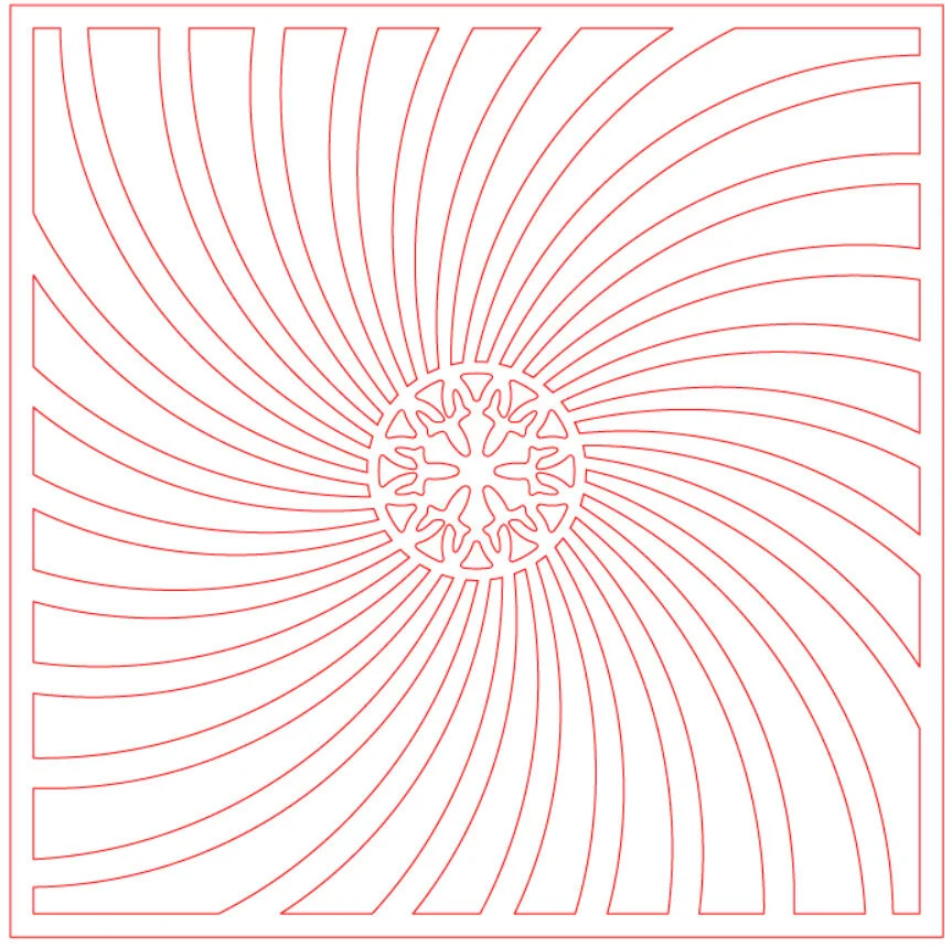 Patterns - 10" x 10" — Layered Paper Art - Laser Cut