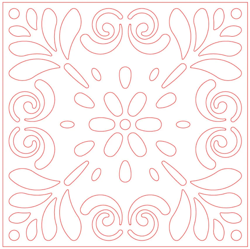 Patterns - 10" x 10" — Layered Paper Art - Laser Cut