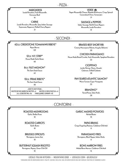 Locale Italian Kitchen - Homemade Italian Cuisine & Craft Cocktails