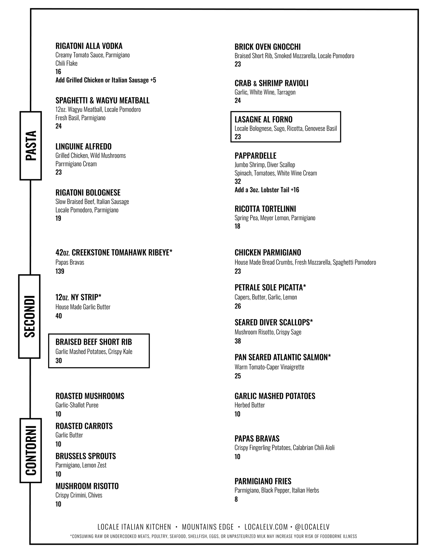 Locale Italian Kitchen - Homemade Italian Cuisine & Craft Cocktails