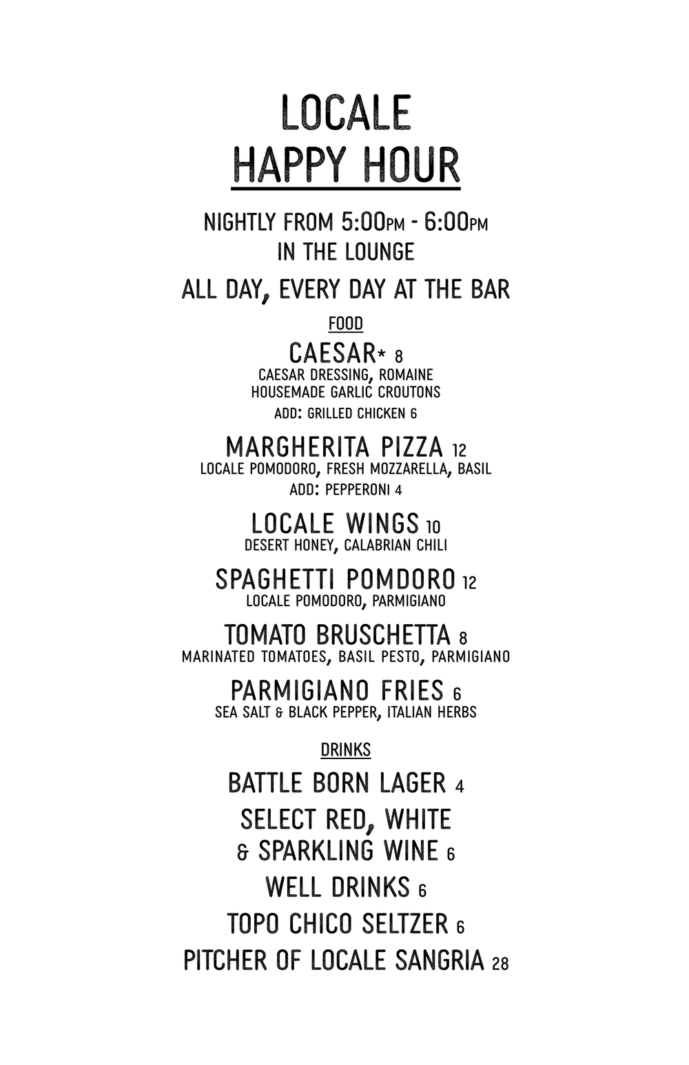 Locale Italian Kitchen - Homemade Italian Cuisine & Craft Cocktails