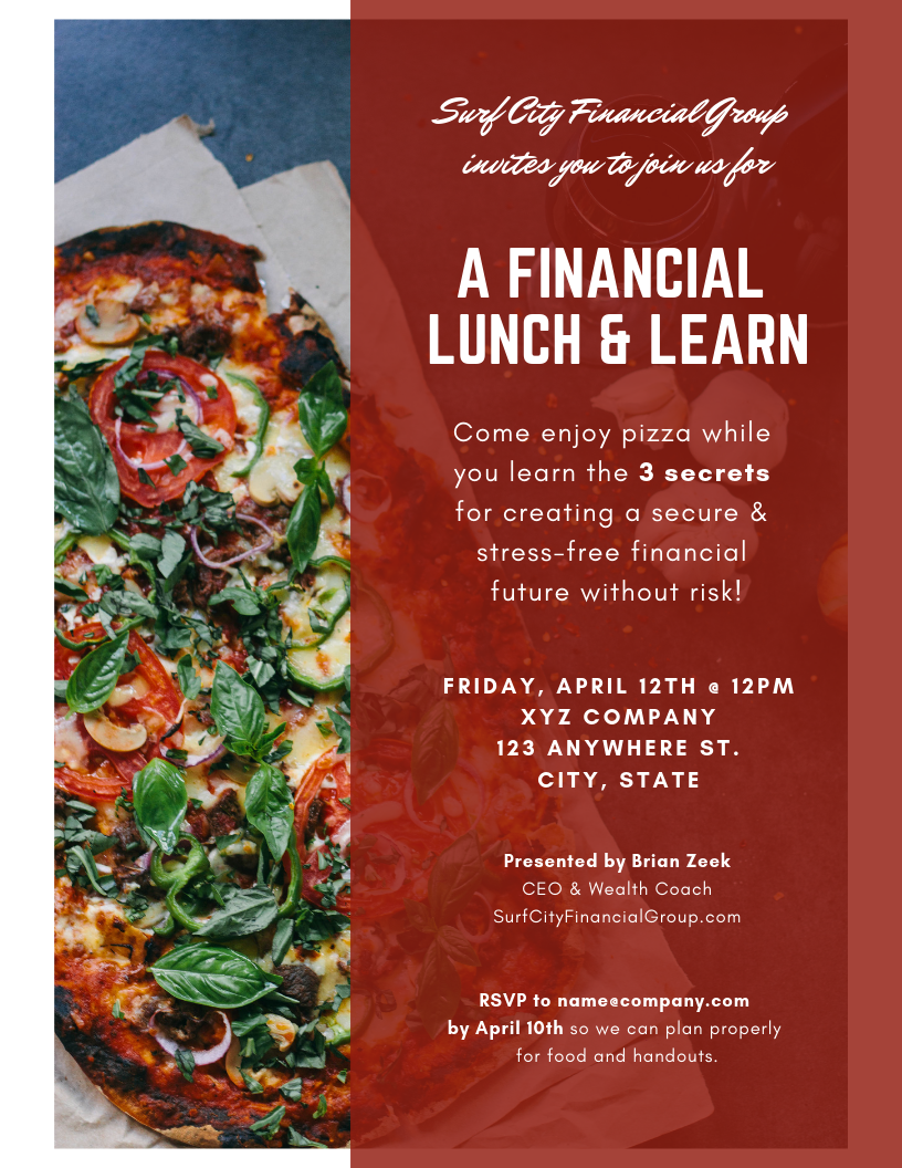 Lunch And Learn Flyer