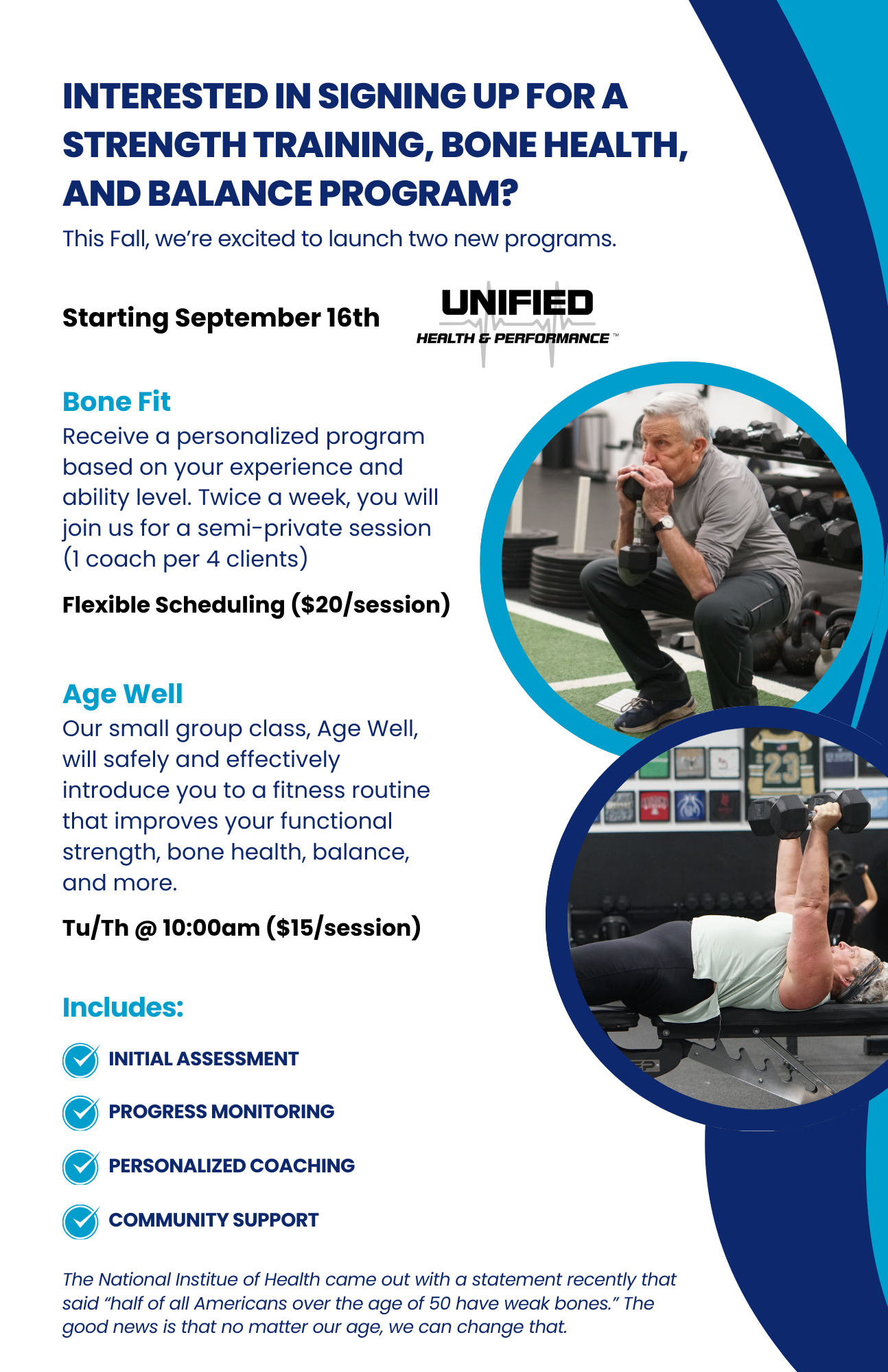 Bone Health and Balance Program — Unified Health and Performance