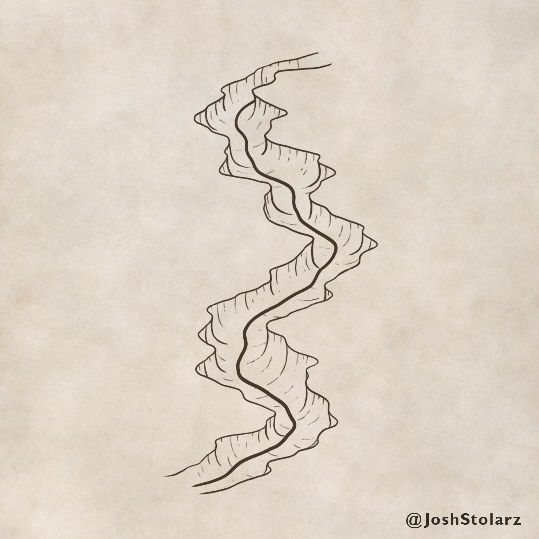 How to Draw a Canyon — Map Effects