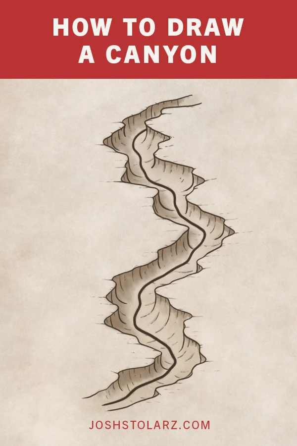 How to Draw a Canyon — Map Effects